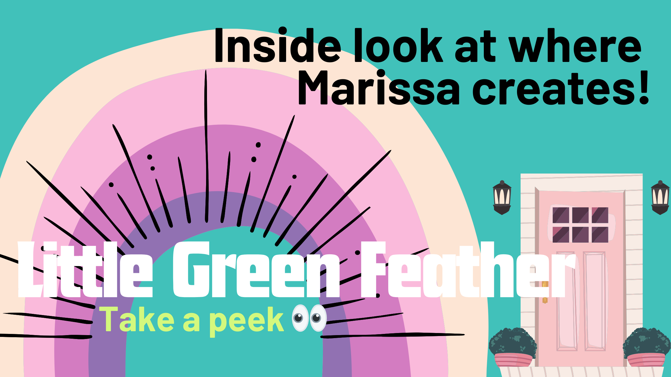 Little Green Feather | Crochet Workspace Tour